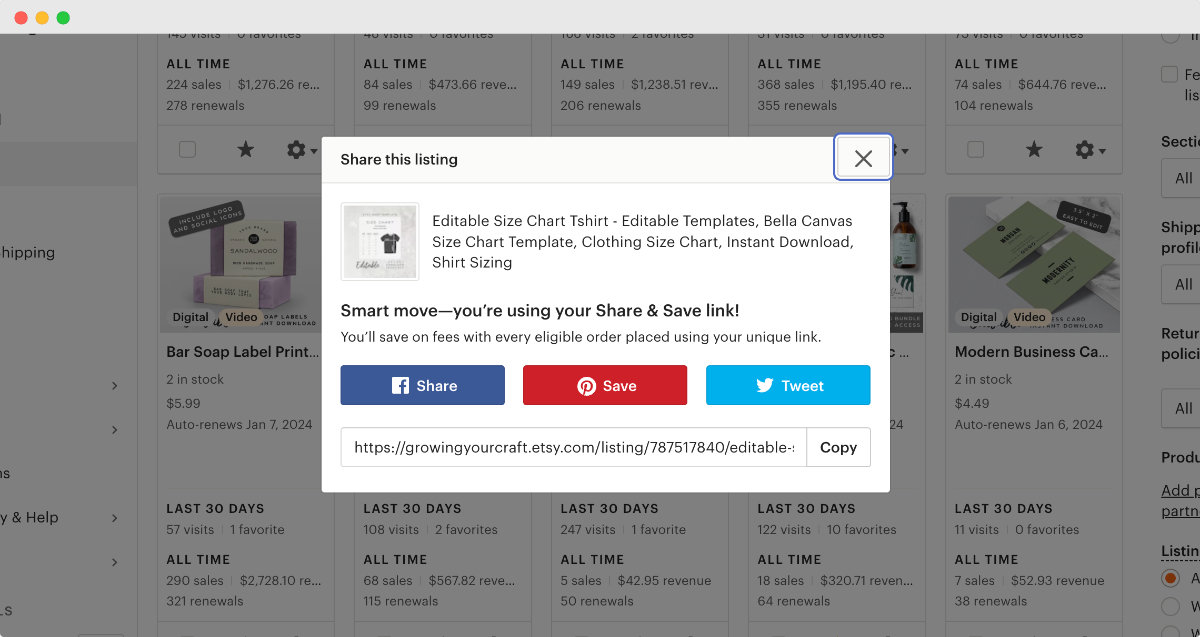 (Etsy Update) Etsy Share & Save Program - Everything You Need To Know